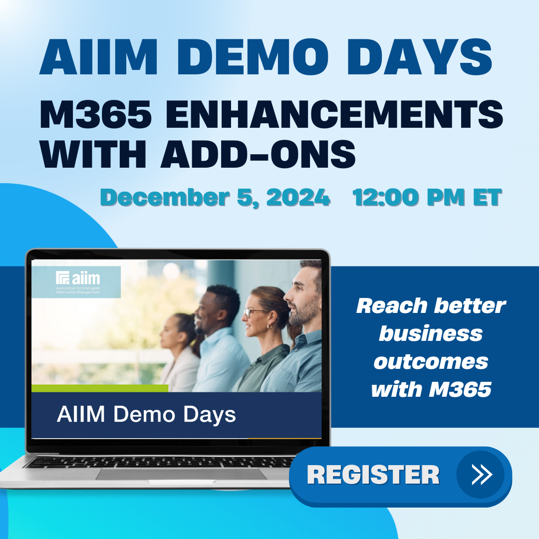 AIIM - The Association for Intelligent Information Management